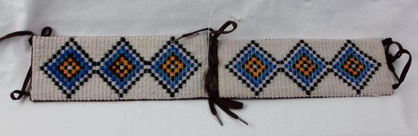 Native American Hopi Ceremonial Woven Anklets, by Donald Keeverna 1979